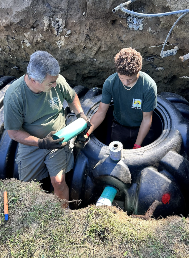 How We Installed a Septic Tank on a Dangerous Incline- New Fairfield ...